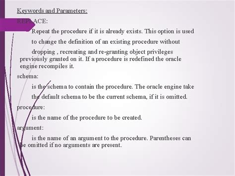 Unit5 Stored Procedures Functions What Are Procedures And