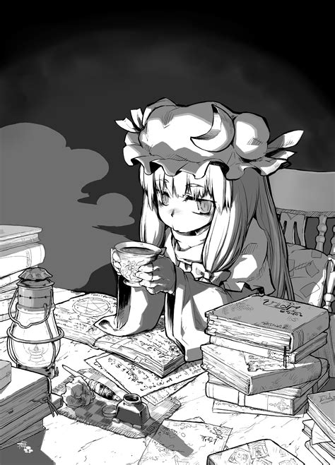 Patchouli Knowledge Touhou Drawn By Umenoraneko Danbooru