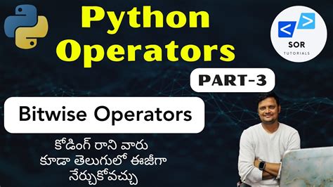 Python Full Course In Telugu Part 6 Python Operators In Telugu 3 Omkar Sir Fullstack
