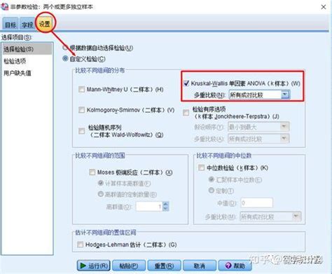 Spss非参数检验 Kruskal Wallis 单因素分析 知乎