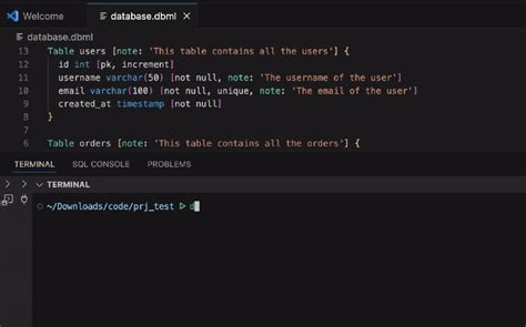 How To Create Database Documentation Using Dbdocs With Dbml