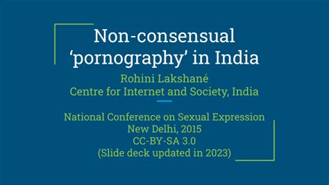 Pdf Non Consensual Intimate Imagery In India