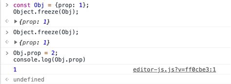 Object.freeze() in JS. Data Structures that do not change… | by Pixelperfect | Medium