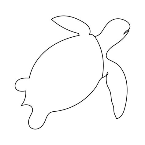Sea Turtle Shape Vector Art Icons And Graphics For Free Download