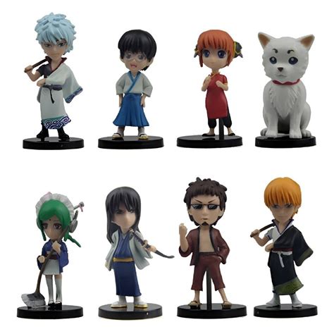Action Figure Gintama Gintoki Sakata Katsura Kagura Shimura Sadaharu