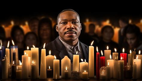 Premium Ai Image Candlelight Vigil With Diverse Individuals Holding