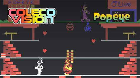 Popeye 🕹 Colecovision Gameplay Playthrough Retro Hd Youtube