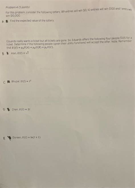 Solved Problem 4 5 Points 11 For This Problem Consider