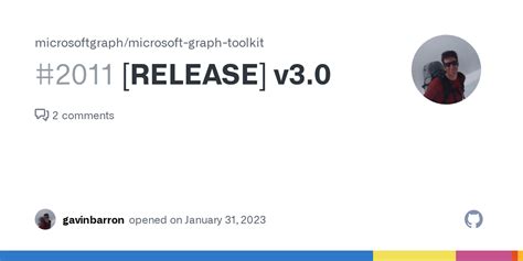 [release] v3 0 · issue 2011 · microsoftgraph microsoft graph toolkit