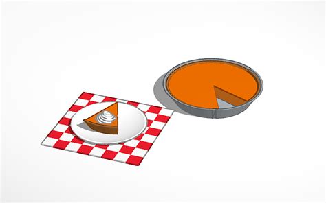 3d Design Pumpkin Pie Tinkercad