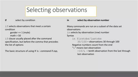 INTRODUCTION TO STATA Pptx Programming Languages Computing