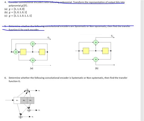 4 Consider Convolutional Encoders With Following