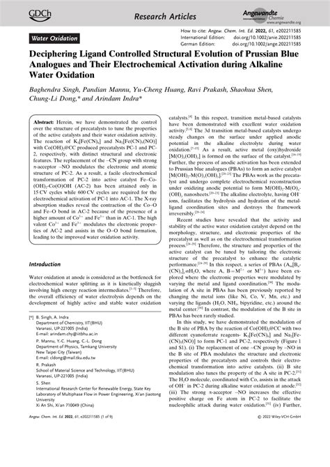 Deciphering Ligand Controlled Structural Evolution Of Prussian Blue Analogues And Their