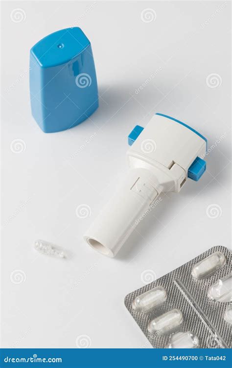 Inhaler Or Bronchodilator And Medical Powder Capsules For Prevention