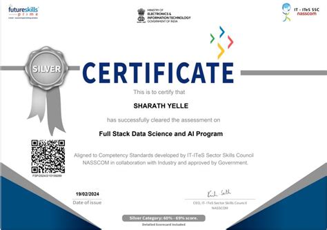 sharath yelle on linkedin nasscom datascience ai certification