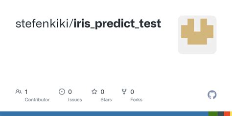 Github Stefenkikiirispredicttest