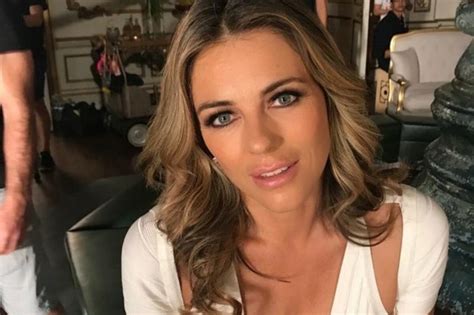 Elizabeth Hurley 54 Bares Everything While Swimming In A Pool At