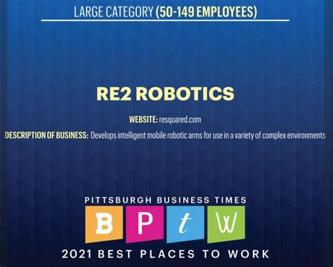 Re2 Robotics On Linkedin Re2robotics Robotics Robots