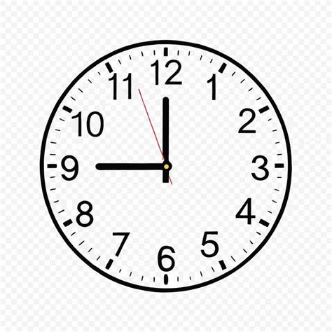 Analog Clock Clipart Vector Art Icons And Graphics For Free Download