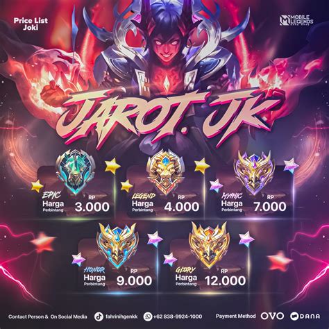 Price List Joki Mlbb Desain Portofolio Desain Grafis Inspirasi Desain Grafis