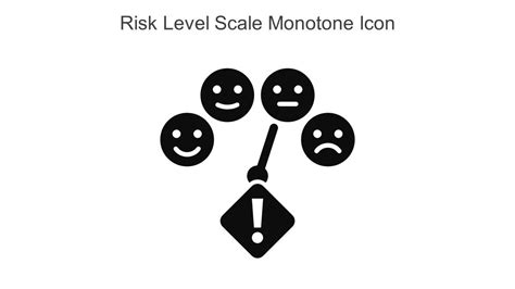 Risk Level Scale Monotone Icon In Powerpoint Pptx Png And Editable Eps Format PPT PowerPoint