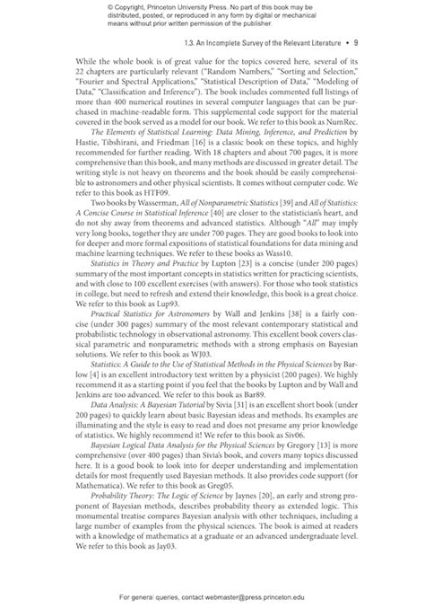 Statistics Data Mining And Machine Learning In Astronomy Princeton University Press