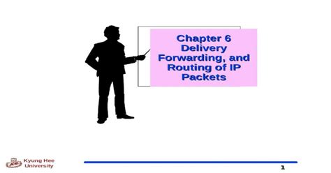ppt 1 kyung hee university chapter 6 delivery forwarding and routing