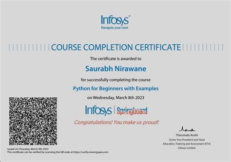 saurabh nirawane on linkedin softskills python infosysspringboard