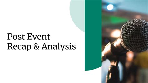 Post Event Recap Template For Event Analysis And Reporting