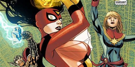 Spider Woman Teams Up With Marvels Heroes In New Covers