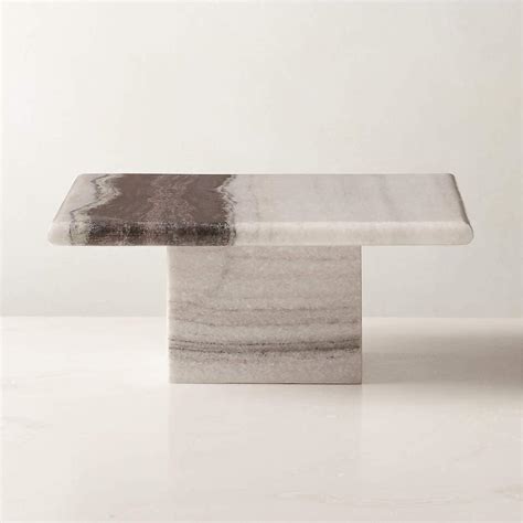 Audrea Marble Cake Stand Cb2 Ksa