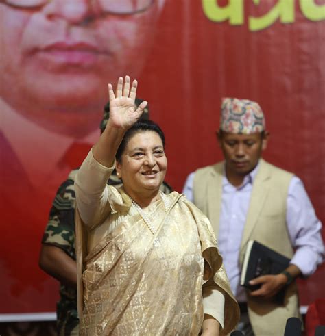 राष्ट्रकै सर्वोच्च पदमा पुगिसकेकी थिएँ पदको कुनै मोह थिएन विद्या भण्डारी