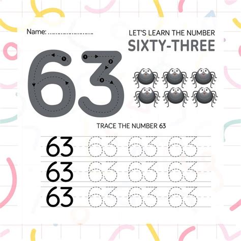 Tracing Numbers Drawing Worksheet Vectors And Illustrations For Free