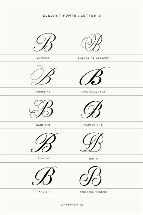Cursive Font Elegant Letter B Fonts Cursive Fonts Cursivefonts
