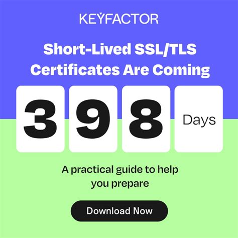 Short Lived Ssl Tls Certificates Keyfactor
