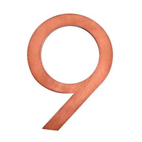Everbilt 6 In Antique Copper Aluminum Floating Or Flat Modern House