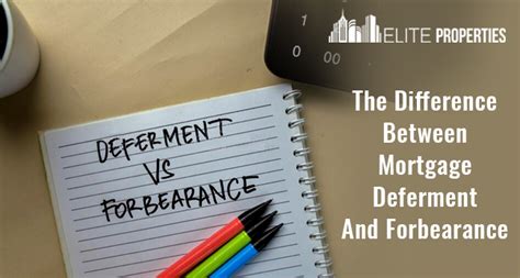 The Difference Between Mortgage Deferment And Forbearance