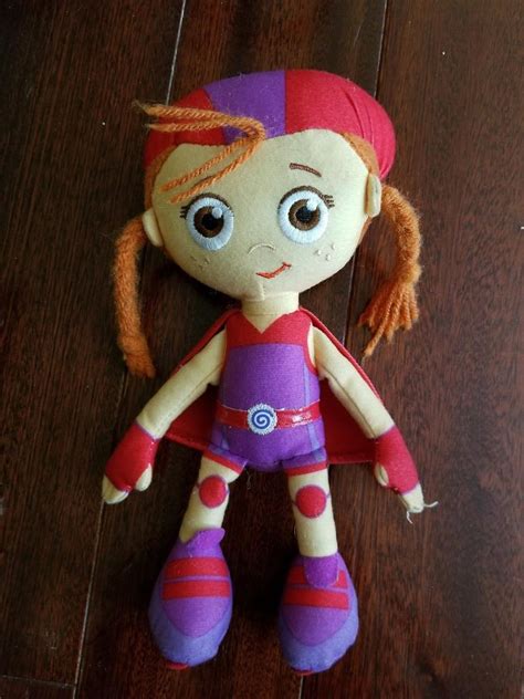 Super Why Wonder Red Girl Plush 8 Doll 2008 Pbs Learning Curve