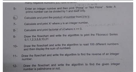 Solved 5 Enter An Integer Number And Then Print Prime Or Chegg Com