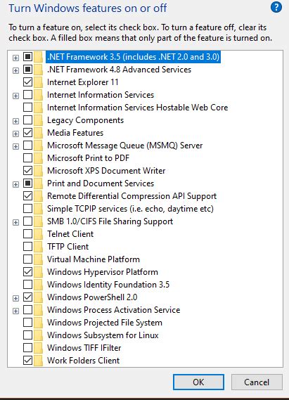Windows 10 Disable Hyper V Stack Overflow