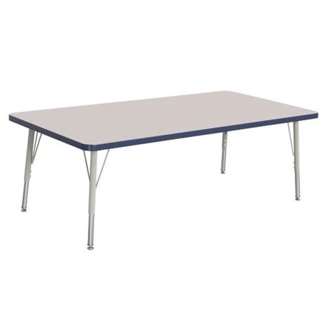 Berries® 30 X 60 Rectangle Activity Table 15 24 Leg Height Navy