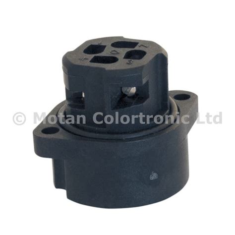 4 Pin Panel Mounted Female Socket Motan Colortronic