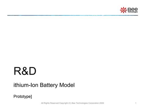 Device Modeling Of Lithium Ion Batteries 2009 Ppt Radio Control Hobbies And Interests