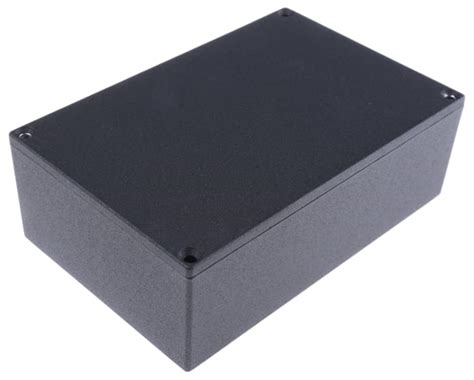 Rs Pro Rs Pro Black Die Cast Aluminium Enclosure Ip54 498 Mm 152