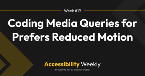 media queries for motion sensitivity