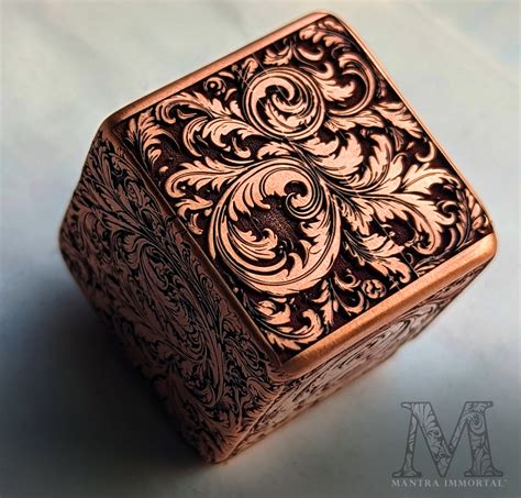 Copper Cube Paperweight Mantra Immortal Immortalize Your Ts