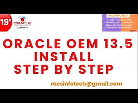 How To Install Oracle 13c Oem On Oracle 19c Database Step By Step Process Racsinfotech Online