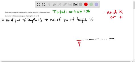 Solved Each Character In A Password Is Either A Digit [0 9] Or
