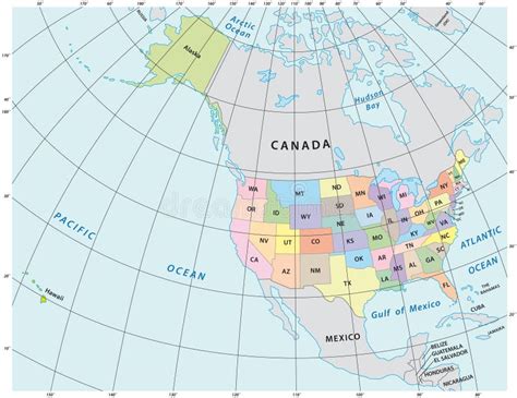Usa Latitude And Longitude Map With Cities