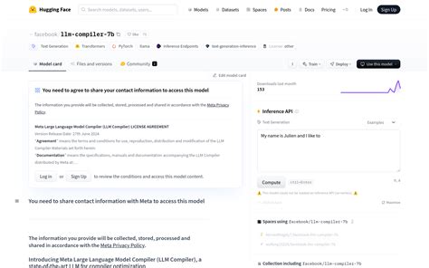 Llm Compiler 7b使用入口地址 Ai模型最新工具和软件app下载